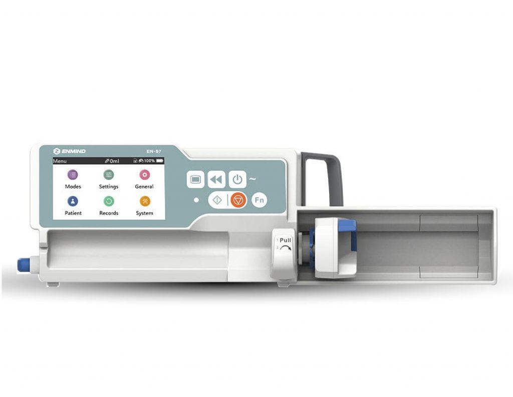 เครื่องให้สารละลายด้วยกระบอกฉีดยา Syringe pump Enmind-EN-S7 ...